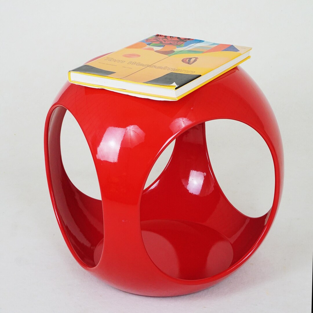 Vintage Side Table in the Style of Luigi Colani , 1970s. - Etsy