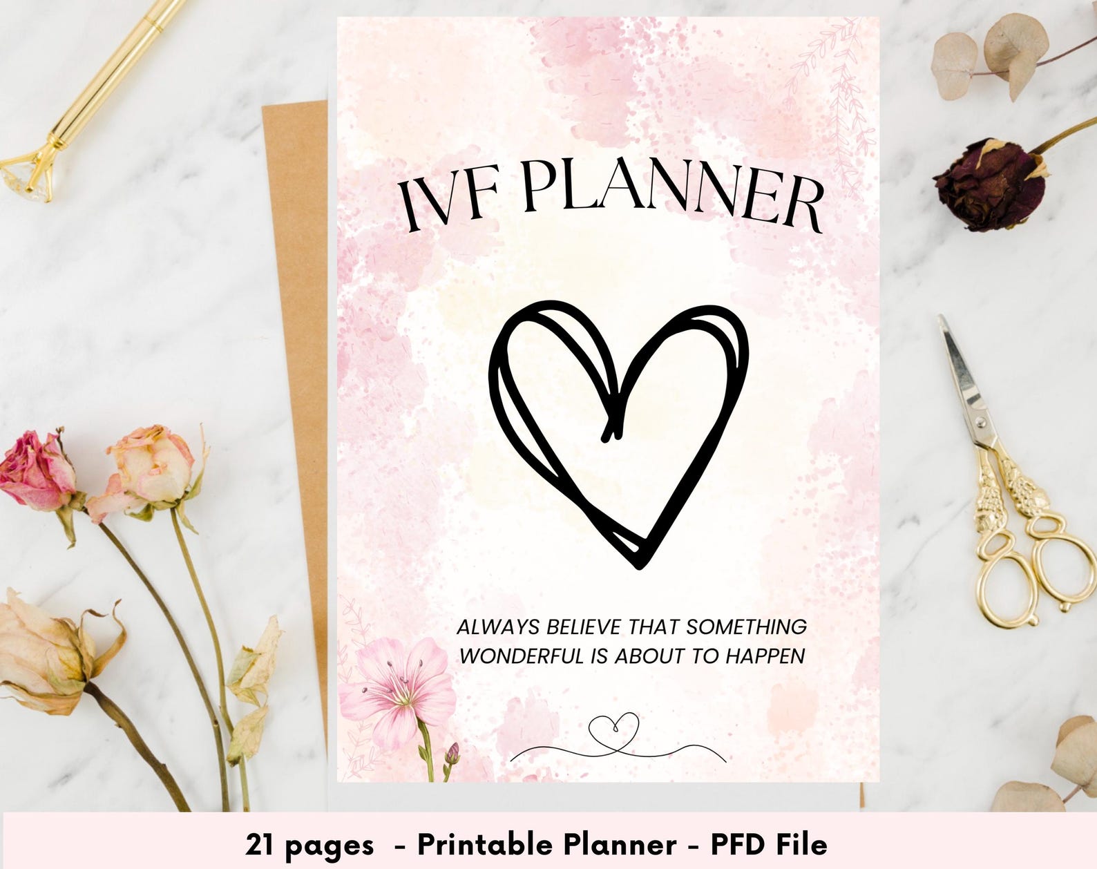 IVF Planner, IVF Journal, IVF Journey, Ivf Calendar, Medication Tracker ...