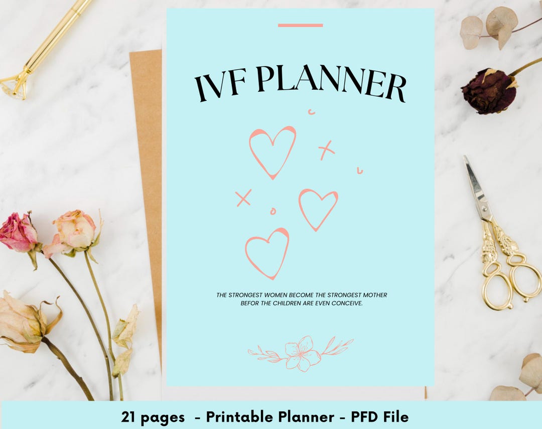 IVF Planner, IVF Journal, IVF Journey, Ivf Calendar, Medication Tracker ...