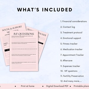 IVF Planner, IVF Journal, IVF Journey, Ivf Calendar, Medication Tracker ...