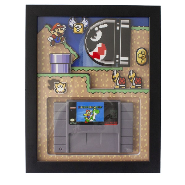 Mario Shadow Box - Etsy