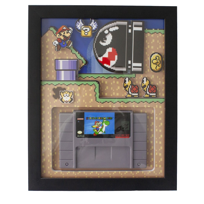 Mario Shadow Box - Etsy