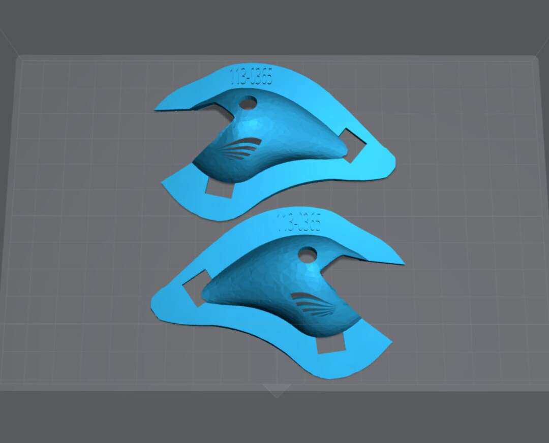 5 Blade Fin and Shad Dot Stencil for 1.5 Mega Bass S Crank Knock Off - Etsy