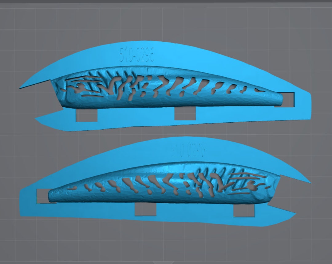 Bluegill Pattern 3D Stencil for 5.5 Open Gill Jerkbait Minnow File ...