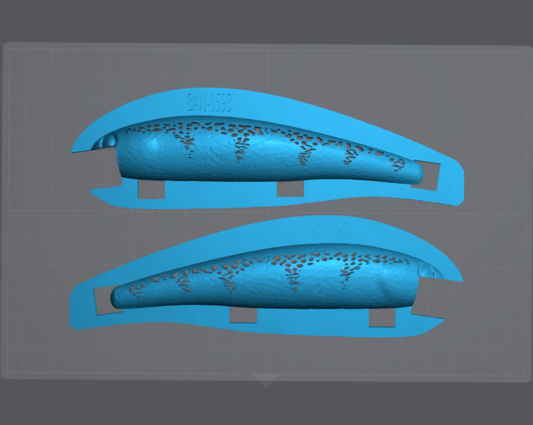 Detailed Perch Pattern Stencil for Bandit Deep Diver Original Lure - Etsy