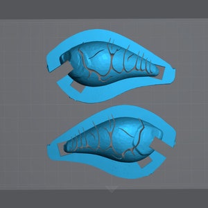 Crawfish Crossover Pattern Stencil for 2.5 Square Bill Shallow Diver ...