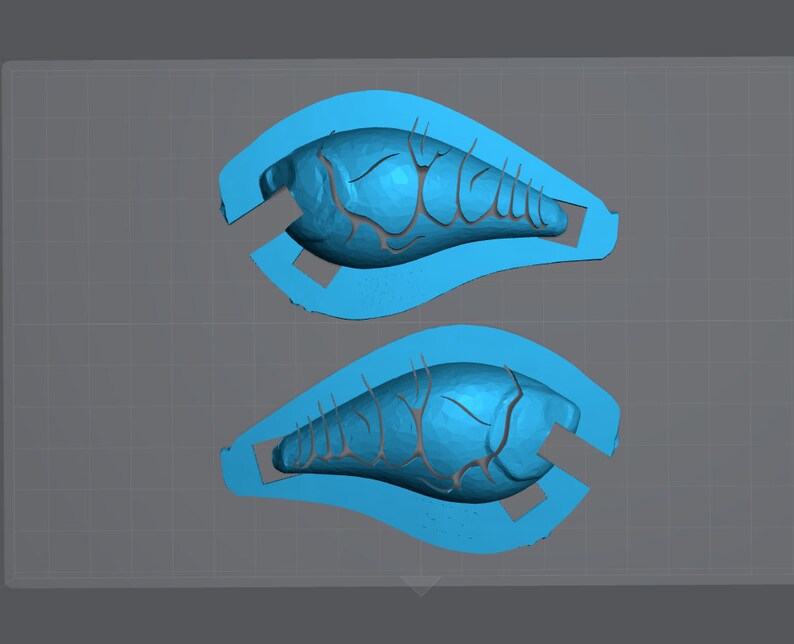 Crawfish Crossover Pattern Stencil for 2.5 Square Bill Shallow Diver ...