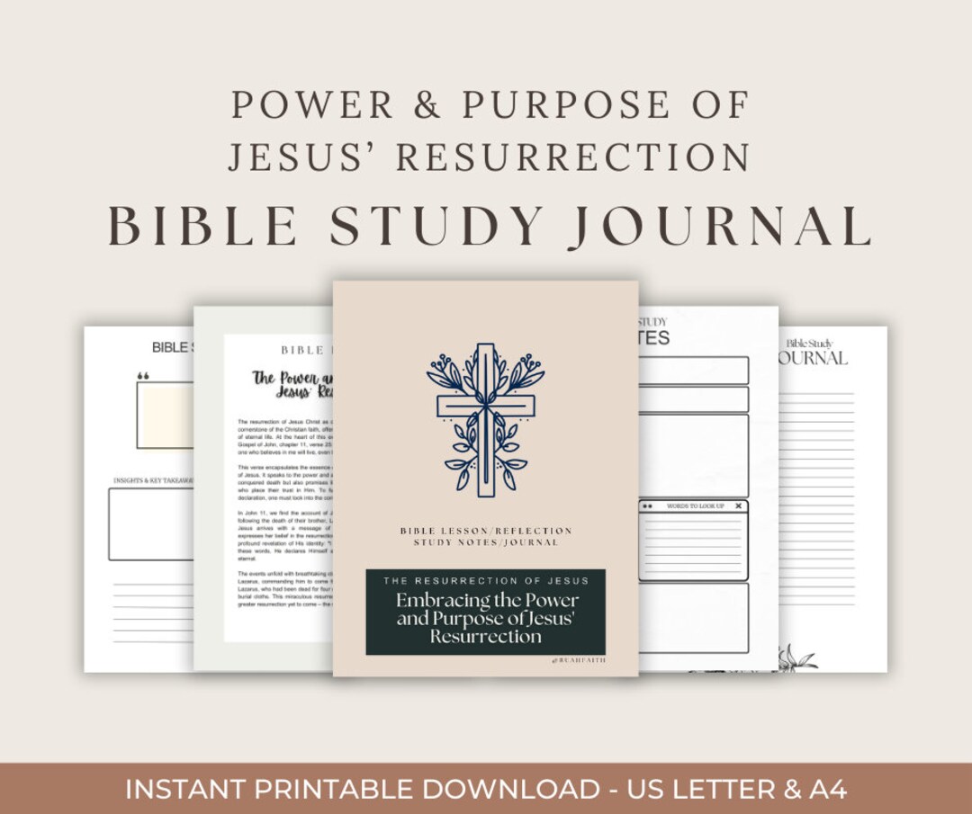 Bible Study Journal,devotional Journal Printable,bible Study Digital ...