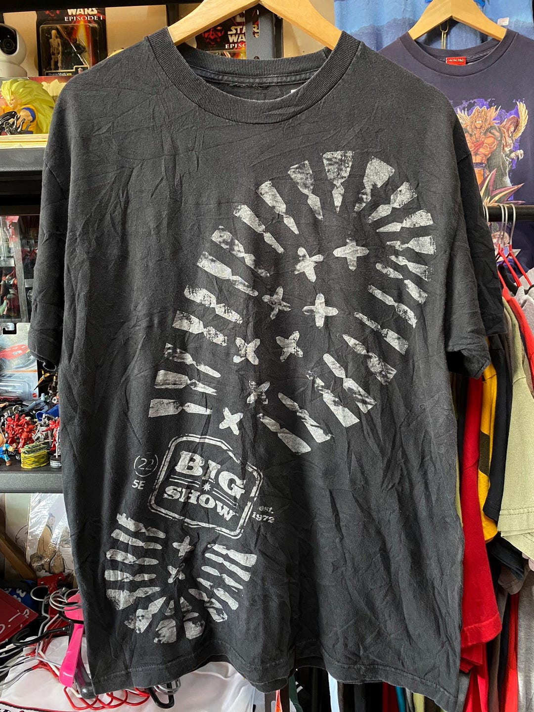 Vintage 00s the Big Show Keep Back 500 Feet T Shirt , Vintage WWE T ...