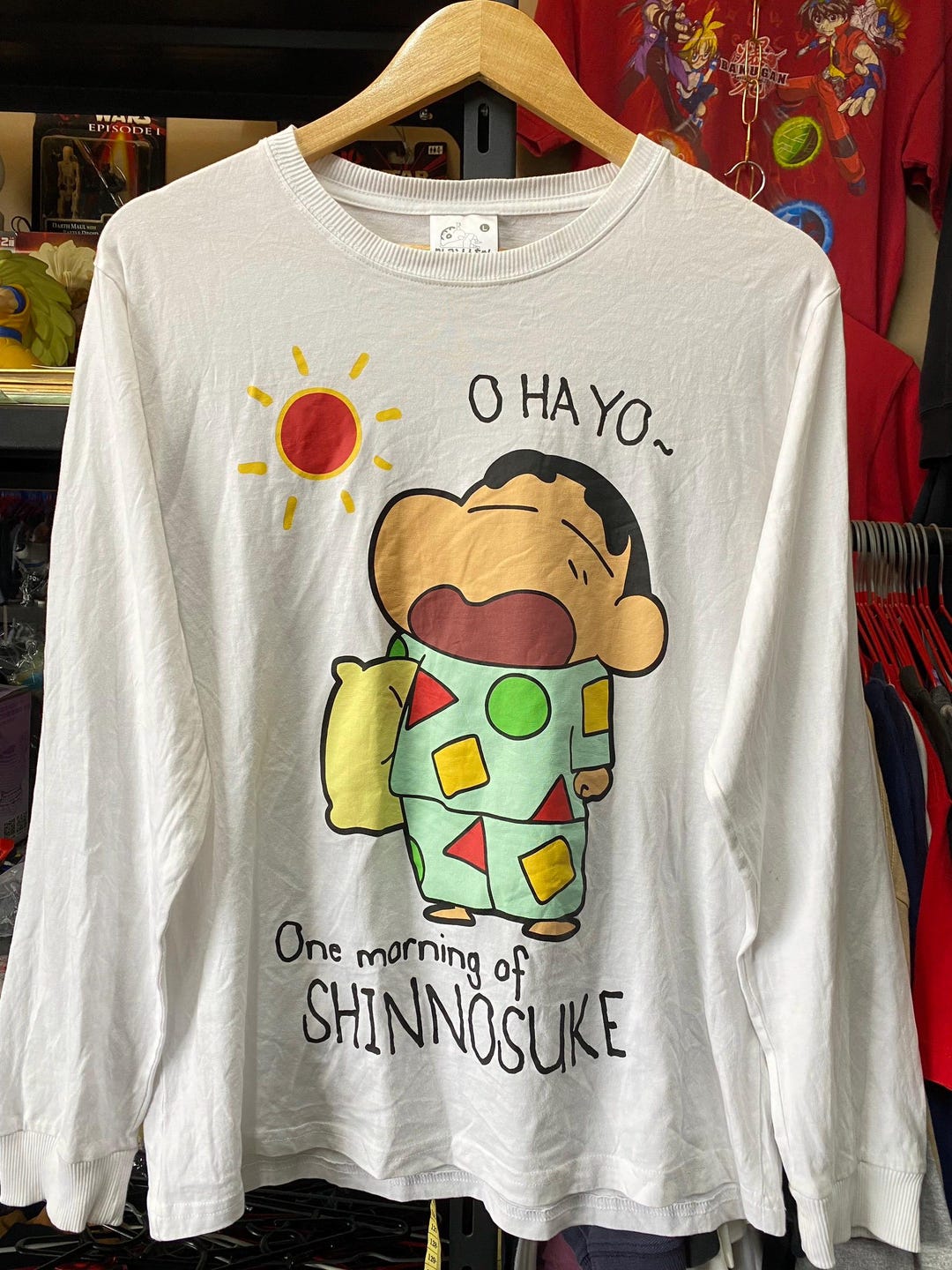 Vintage 00s Crayon Shin Chan Japanese Comedy Anime Manga T Shirt ...
