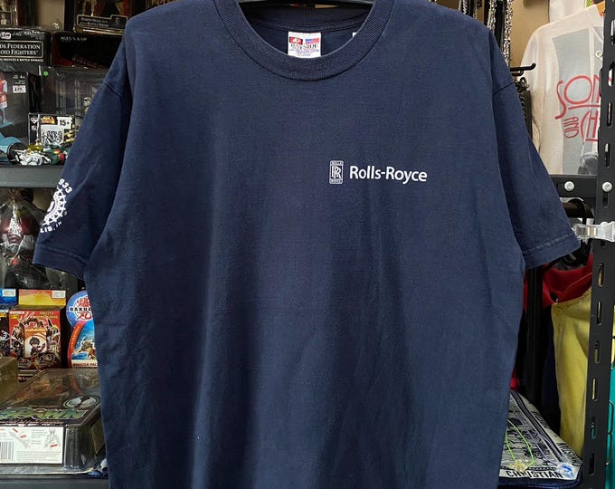 Vintage 90s Rolls Royce Logo Racing T Shirt , Automotive , Vintage ...