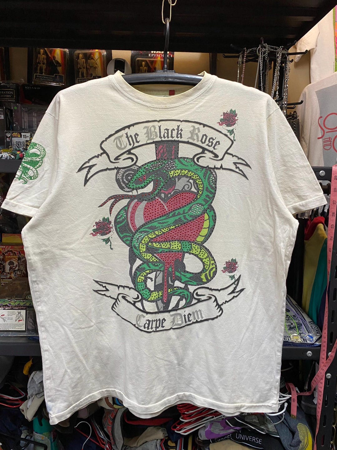 Vintage Y2K Old School Tattoo Snake Graphic T Shirt , Grunge ...