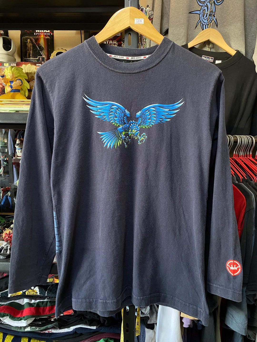 Vintage 00s JNCO Jeans T Shirt , Y2K Eagle JNCO Made in USA ...