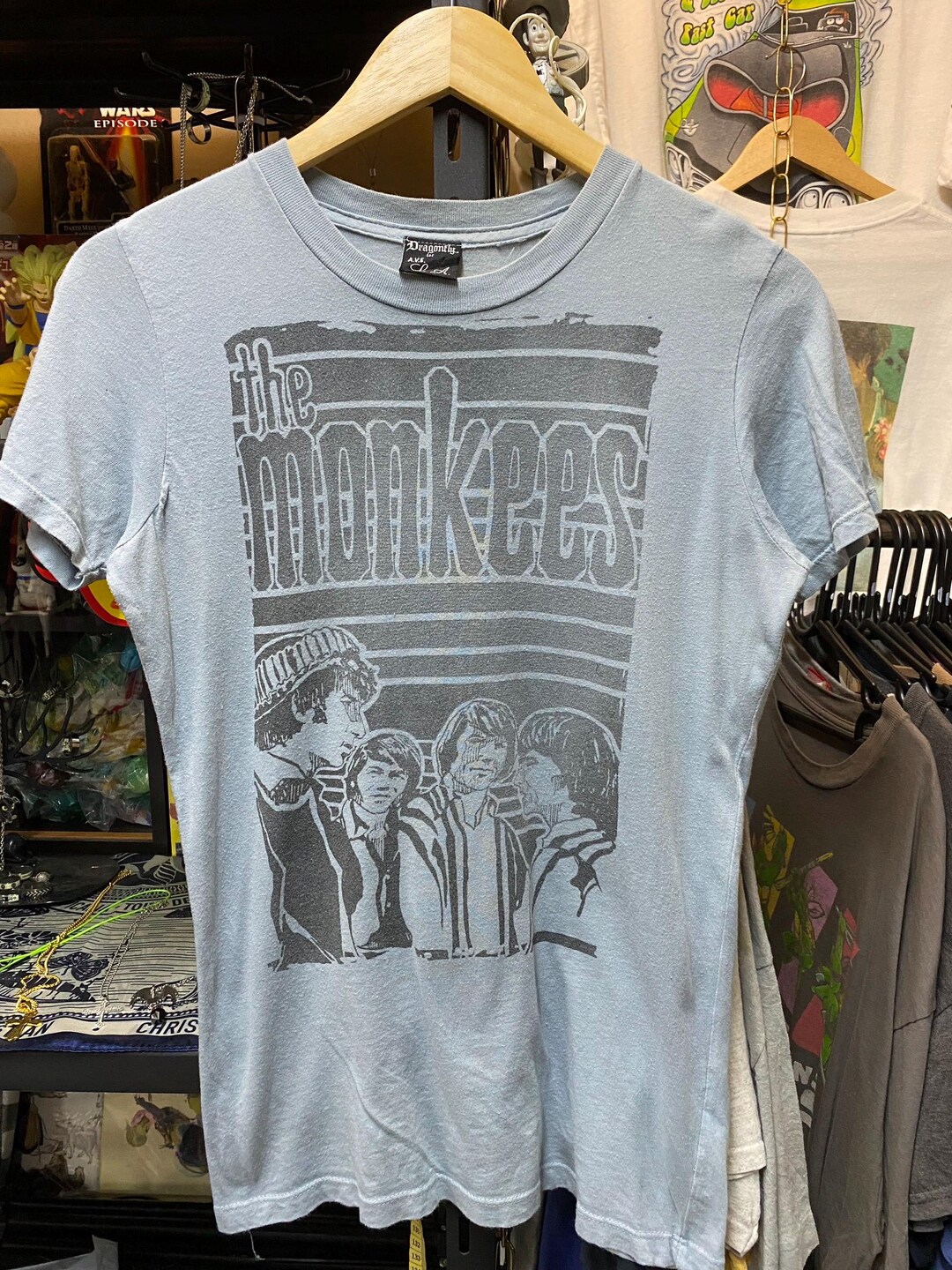 Vintage the Monkees Band T Shirt Size L=s(us) Rare! , Pop Rock Band Tee ...