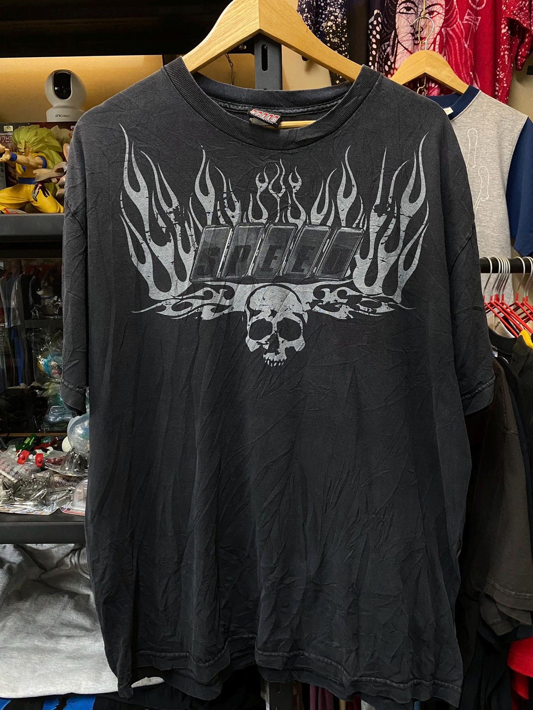 Vintage Speed TV Skull Flames T Shirt , SPEED Channel T Shirt ...
