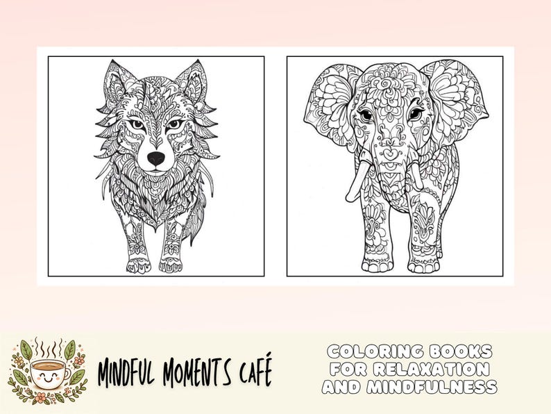 Intricate Animals: 51 Coloring Pages, Digital Download - Etsy