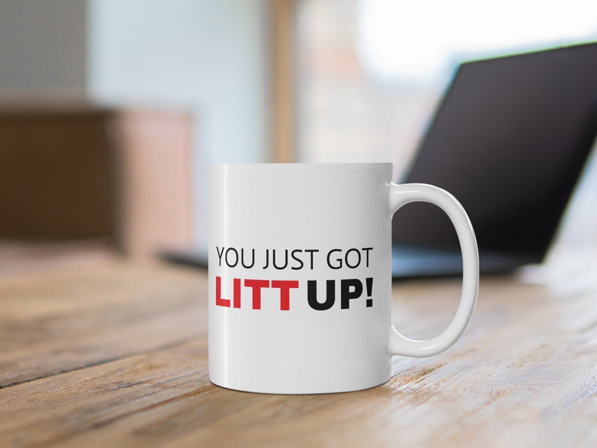 Suits TV Show Mug 'you Just Got LITT UP' 11oz/15oz Ceramic Coffee Cup ...