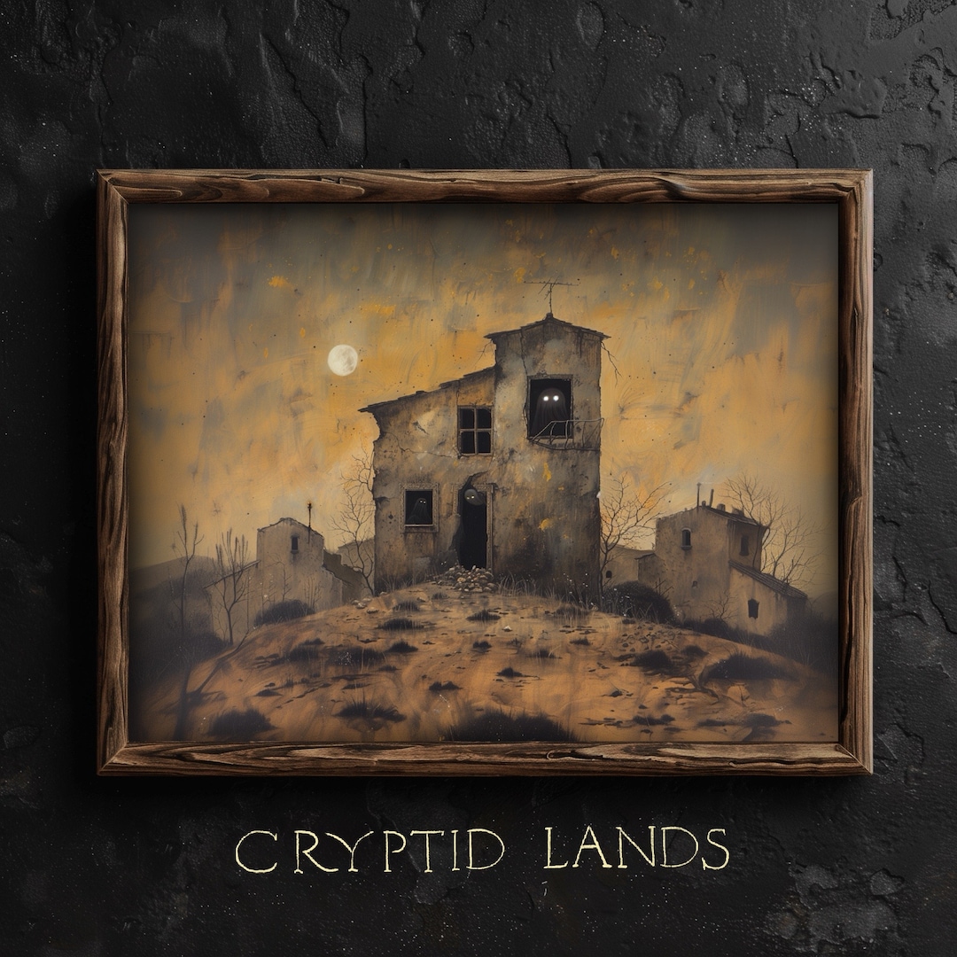 Barren Field Landscape Print, Printable Wall Art, Digital Art Print ...