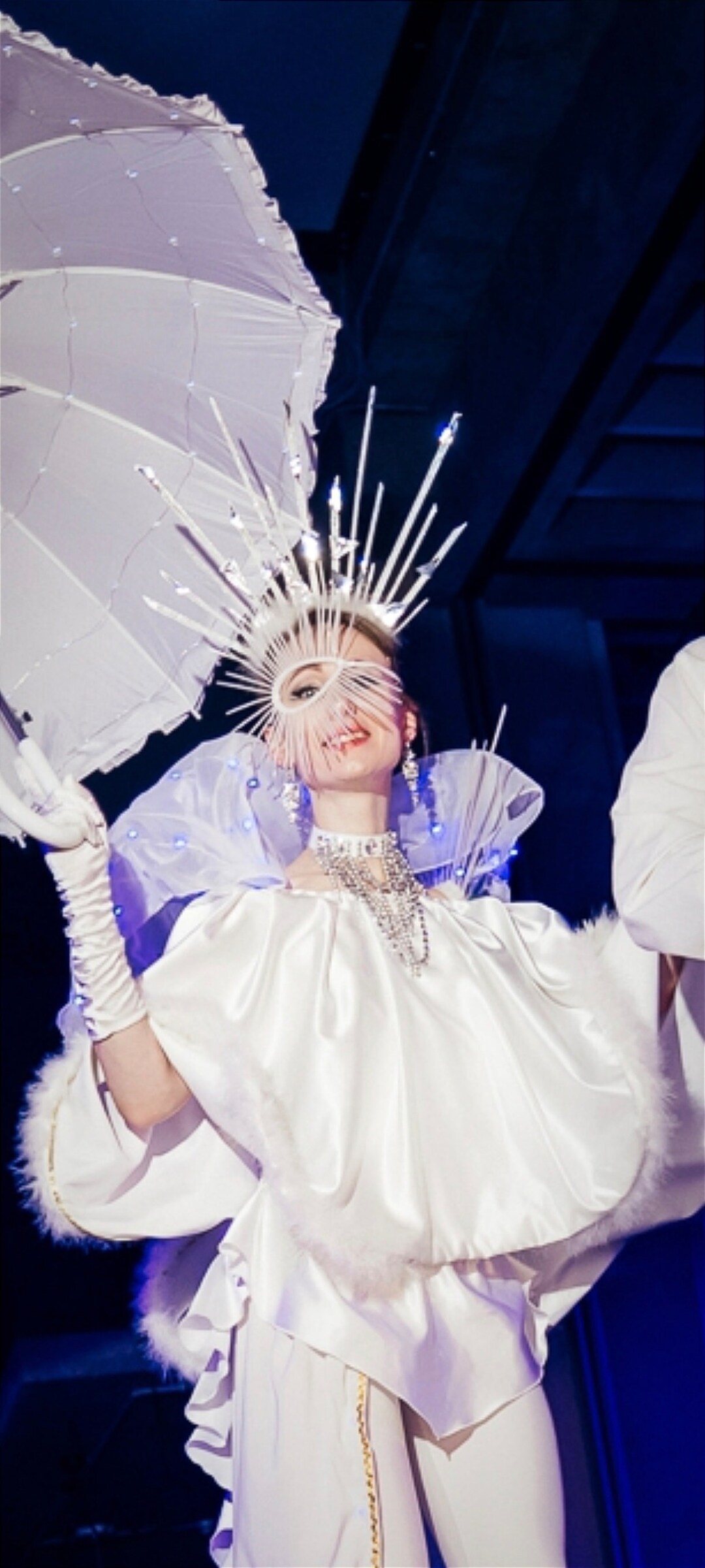 Snow Queen Halo Crown: Silver Zip Tie Costume Headpiece - Etsy