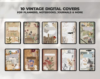 16 Cute Digital Notebook Covers | Notebook, Journal, Digital Planner ...