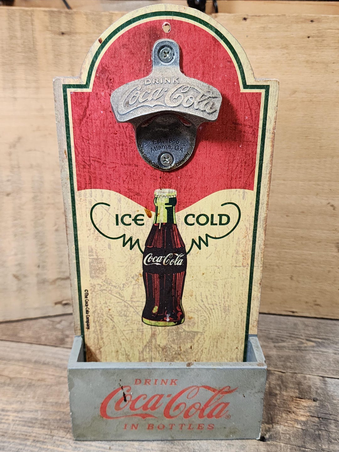 Coca Cola Opener Reproduction, Vintage Looking Coke Opener With Catch ...