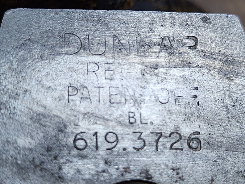 Vintage Dunlap Smooth Bottom Bench Plane Pat. No. 619.3726, Antique ...