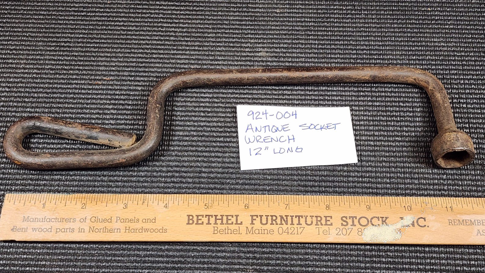 Vintage Socket Wrench 5/8 Inch X 12 Inches Long, Mechanic Wrench ...