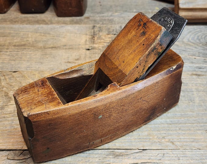 Vintage Ashton Co. Smooth Coffin Plane, Old Tools, Smooth Plane, Coffin ...