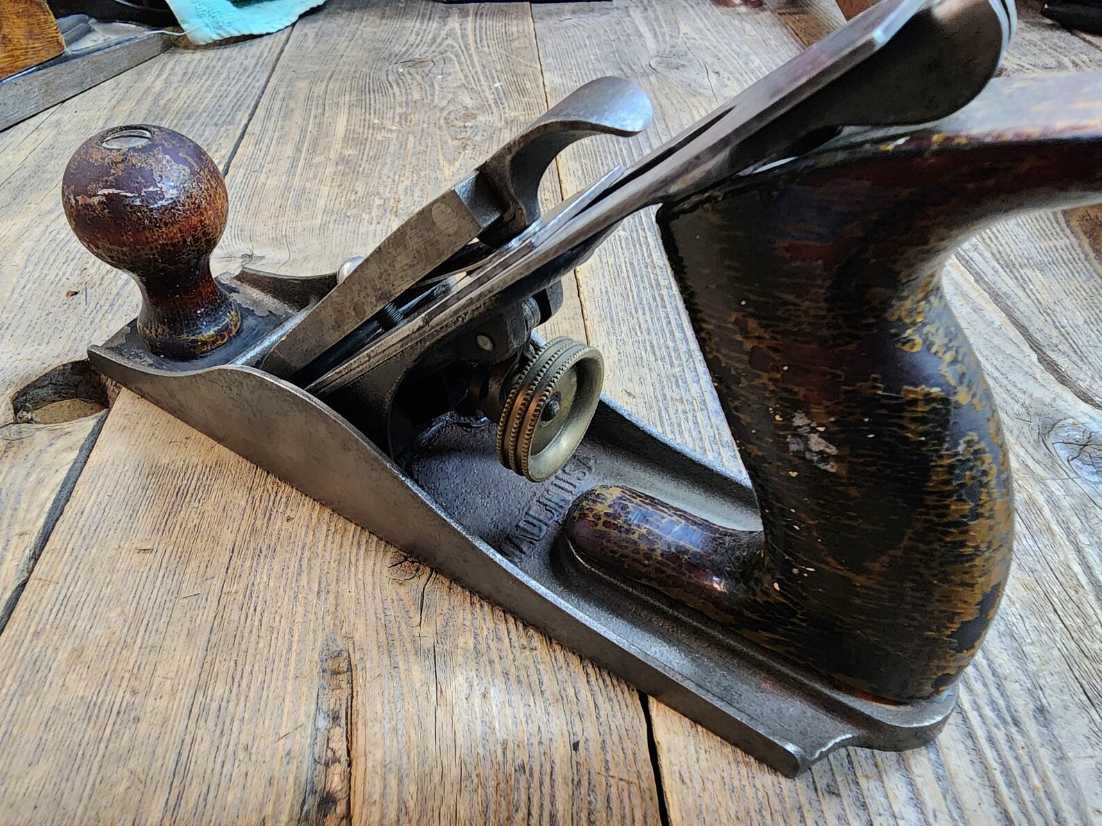 Vintage Dunlap Smooth Bottom Bench Plane Pat. No. 619.3726, Antique ...