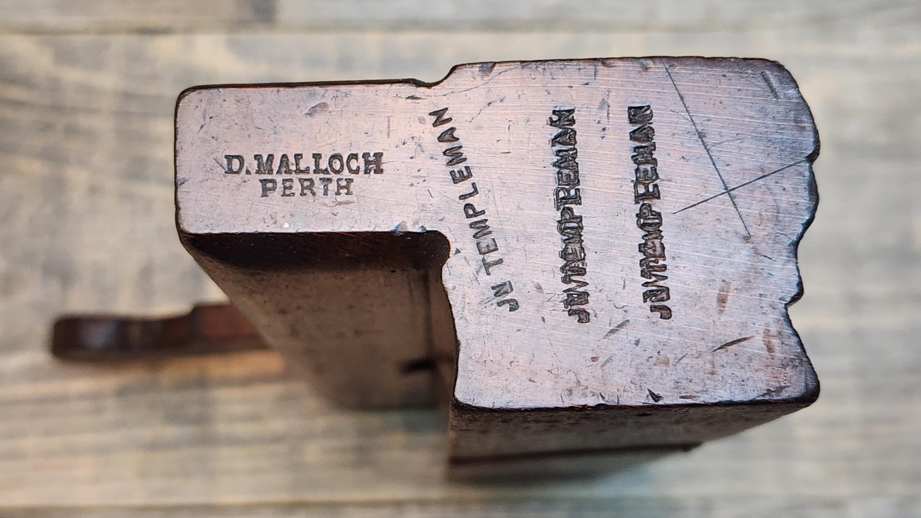 Antique Ogee Molding Plane D Malloch Perth Scotland, Woodworking Tools ...