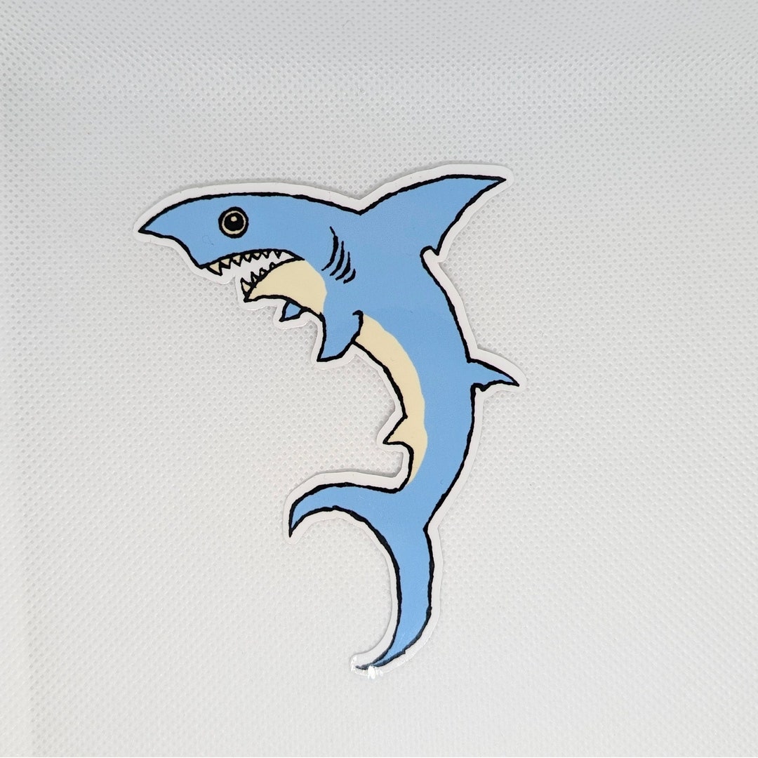 Shark Die Cut Vinyl Sticker From Rum Cove - Etsy
