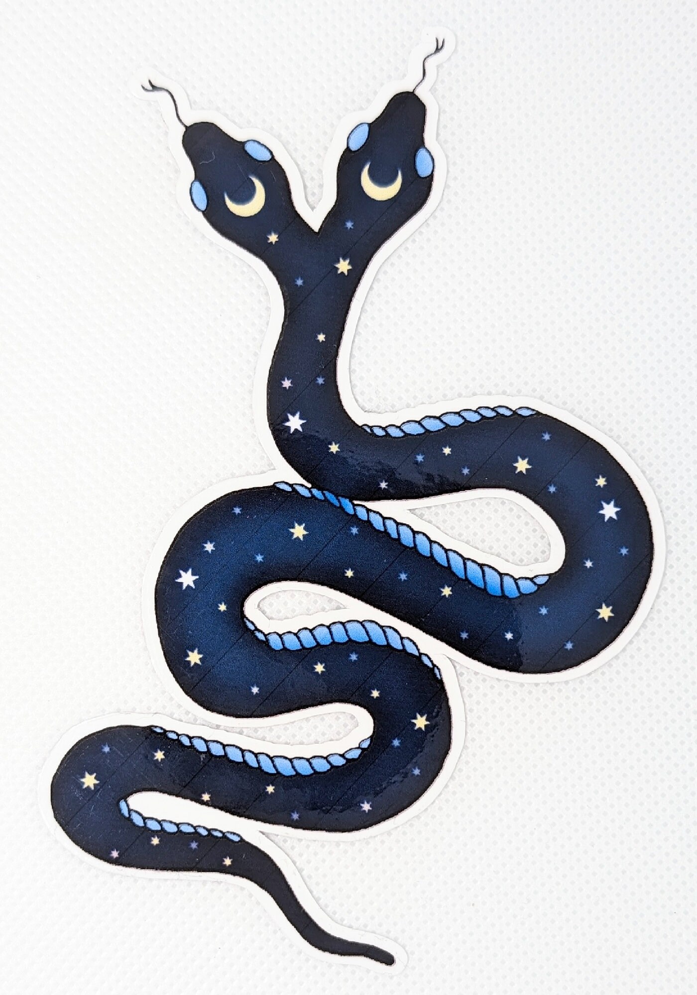 Two Headed Mystical Snake Vinyl Sticker From Rum Cove, Die Cut Vinyl ...