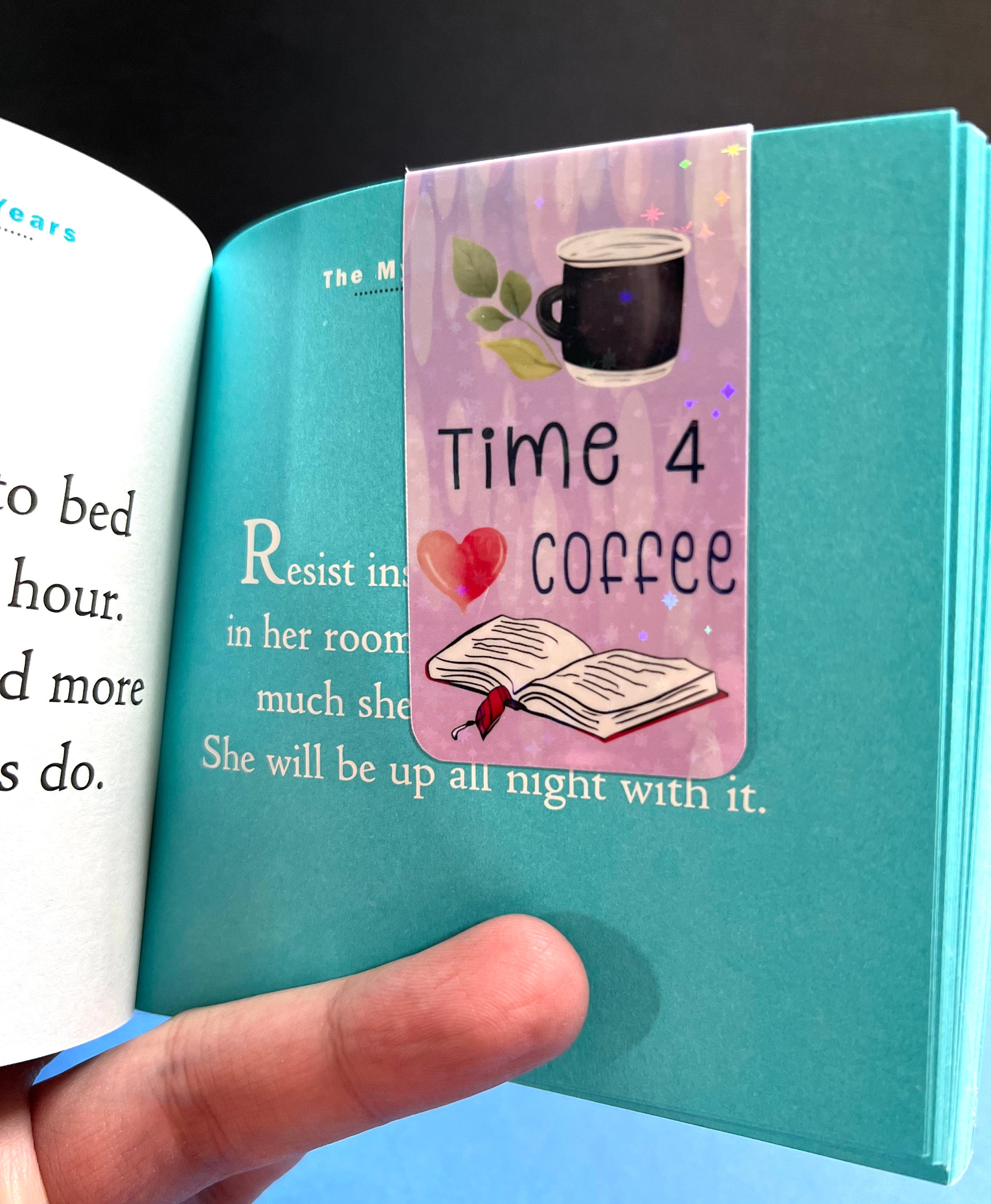 Fun and Unique Sparkling Magnet Bookmark Handmade for Bookworms ...