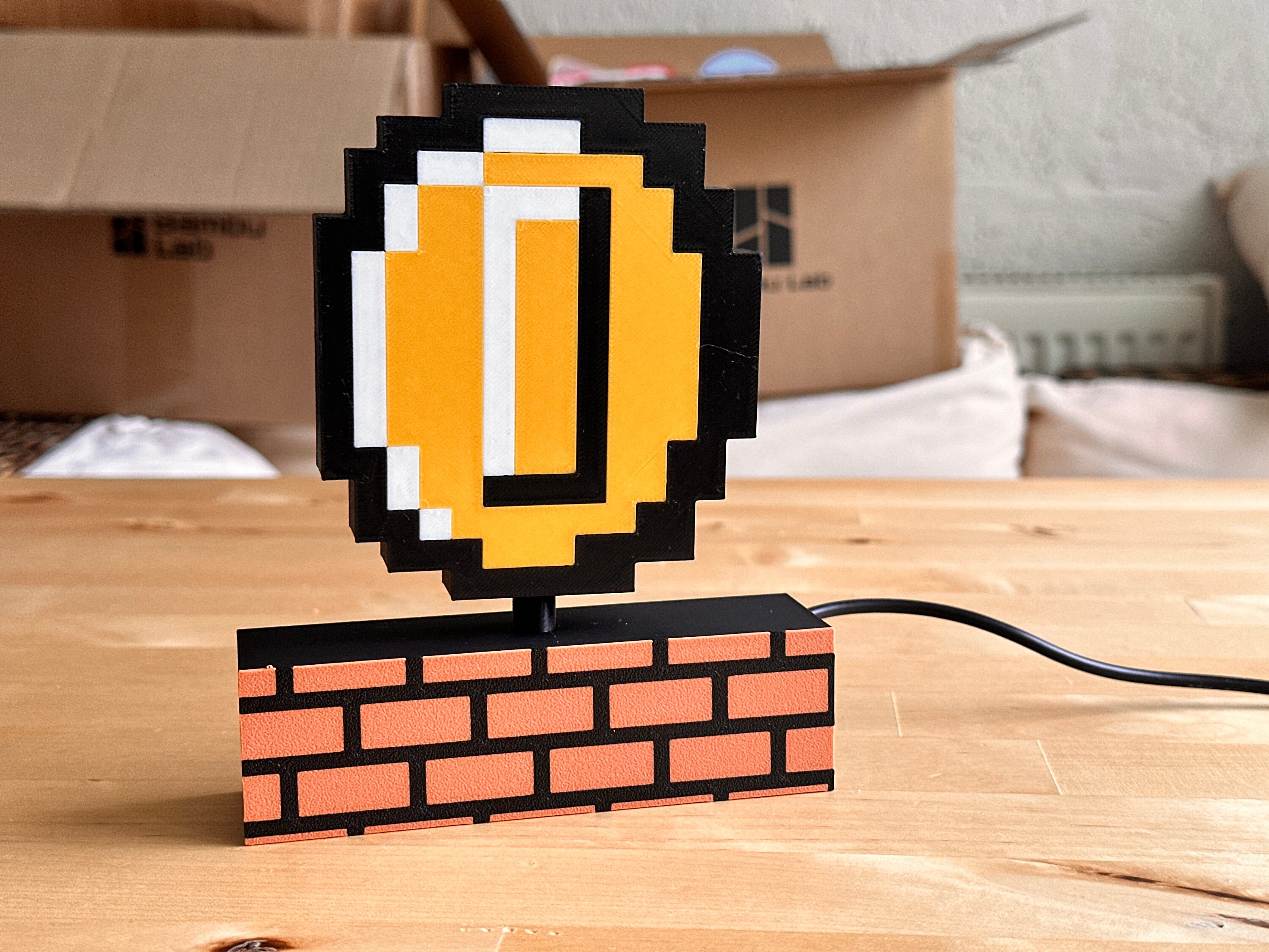 8-bit Spinning Mario Coin - USB Powered - Etsy