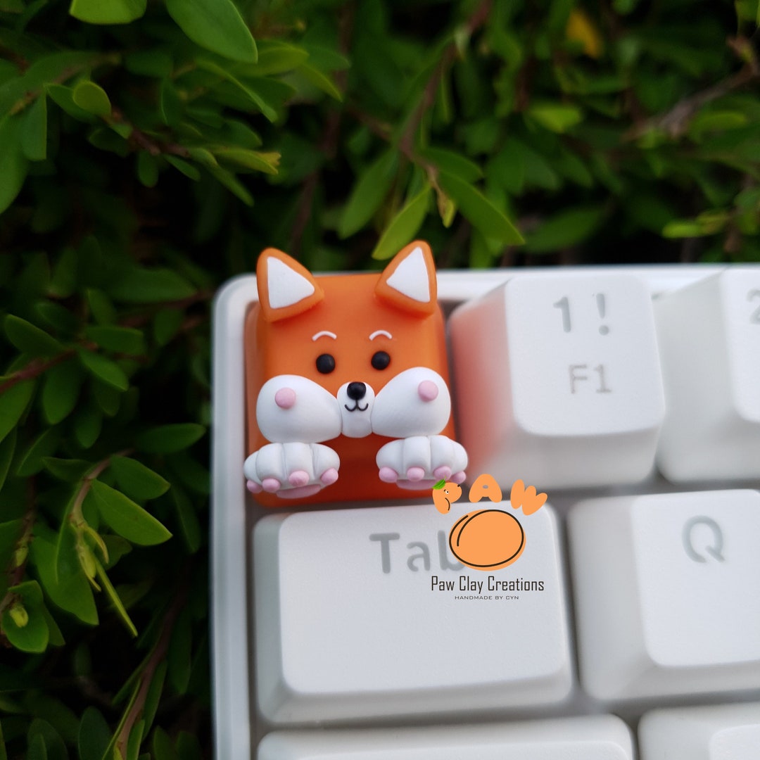 Shiba Inu Artisan Keycap Cute Dog Animal - Etsy