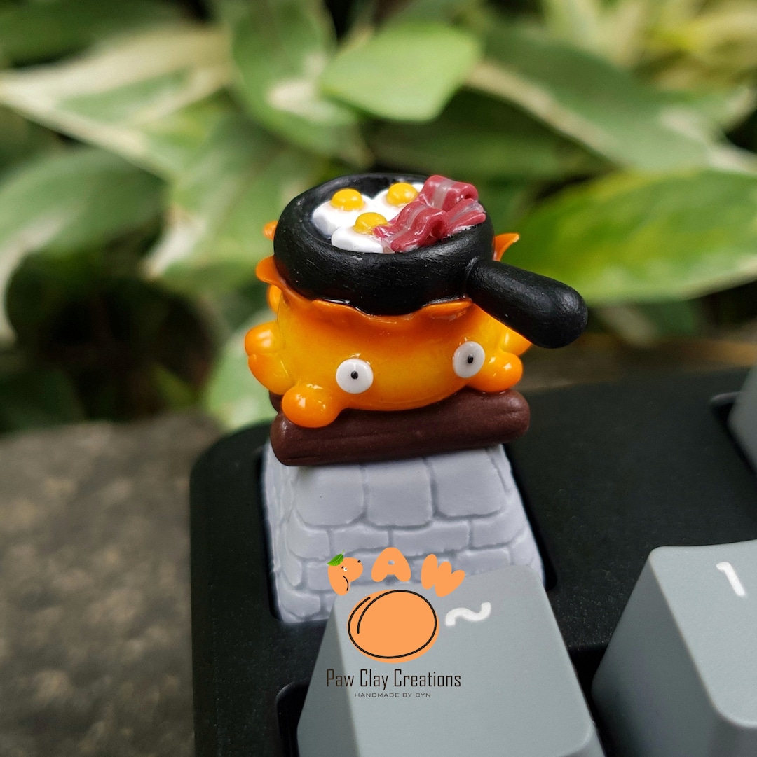 Calcifer (ghibli) Artisan Keycap - Etsy