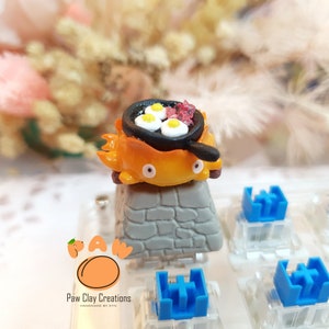 Calcifer (ghibli) Artisan Keycap - Etsy