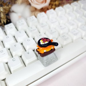 Calcifer (ghibli) Artisan Keycap - Etsy