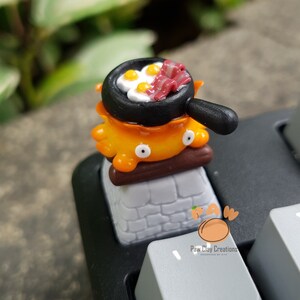 Calcifer (ghibli) Artisan Keycap - Etsy