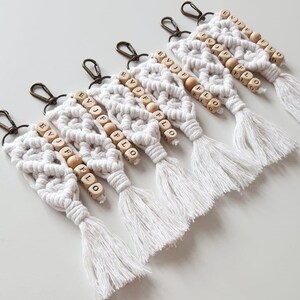 Daisy Macrame Polaroid Photo Car Hanger Photo Car Charm Rearview Mirror ...