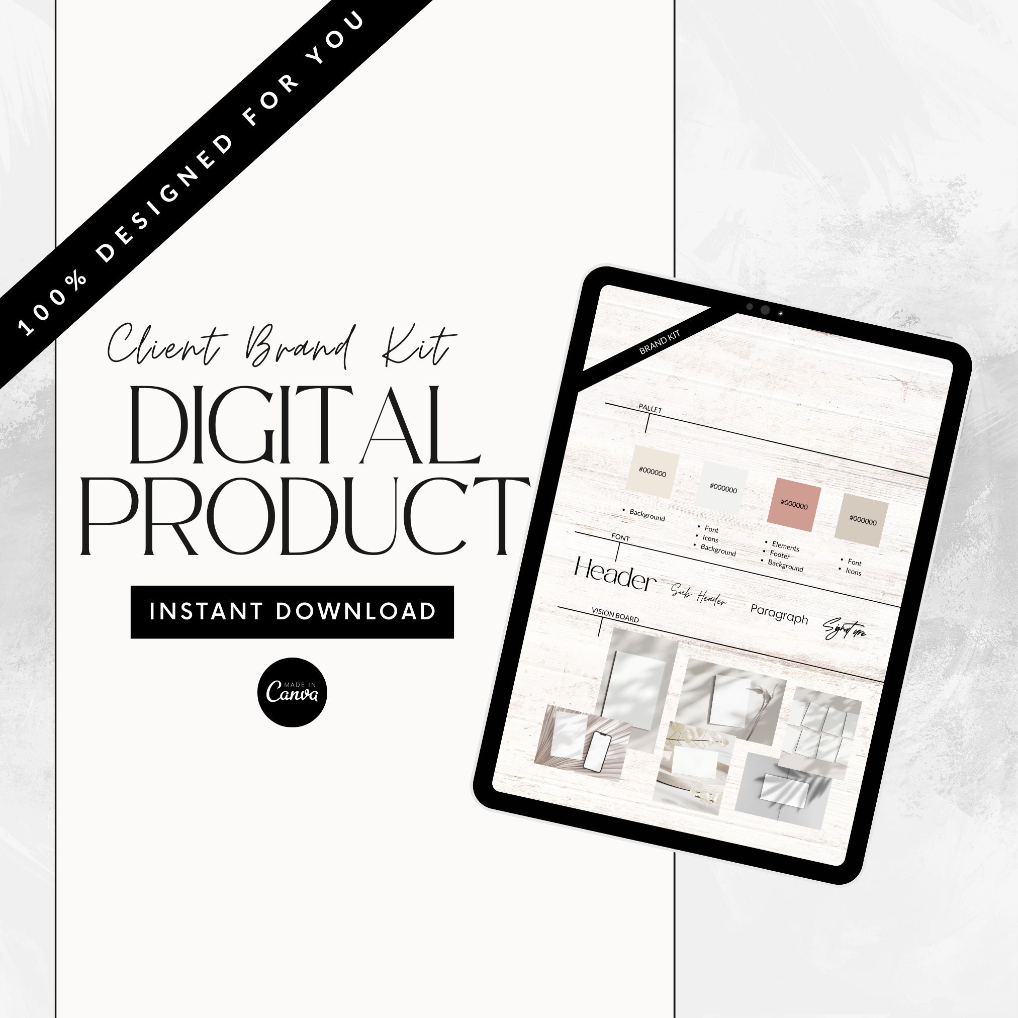 Client Presentation Template, Interior Design Mood Board, Interior ...