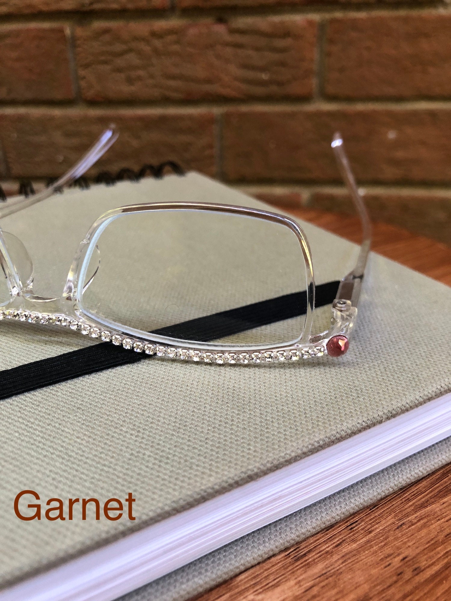 Rhinestone Readers With Faceted Gemstones real Not Lab Grown - Etsy