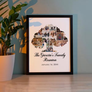 Custom Family Tree Wall Art, Family Tree Collage, Custom Collage ...