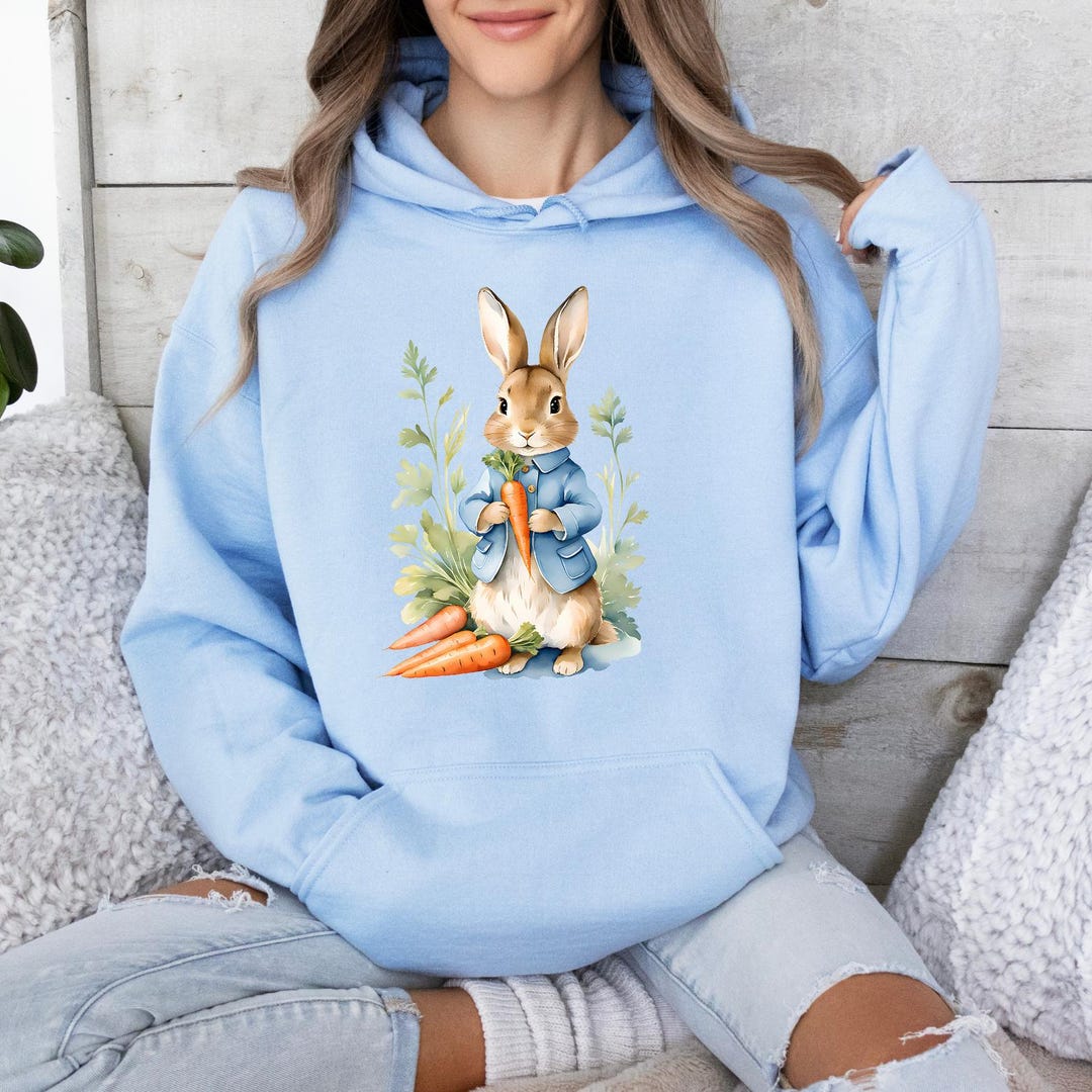 Peter Rabbit Sweatshirt, Spring Sweatshirt, Easter Sweater, Easter ...
