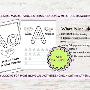 Alphabet Flash Cards,abc Flash Cards, Bilingual Alphabet Flash Cards ...