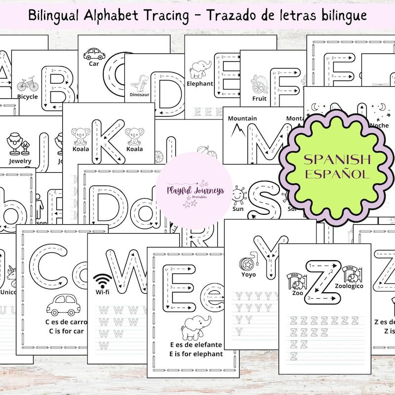 Spanish Alphabet - Etsy