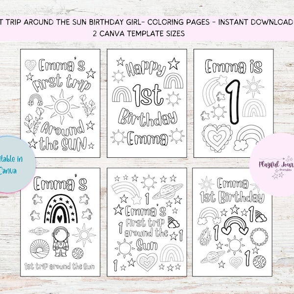 First Trip Around the Sun - Etsy