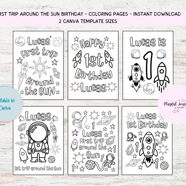 First Trip Around the Sun Birthday - Etsy