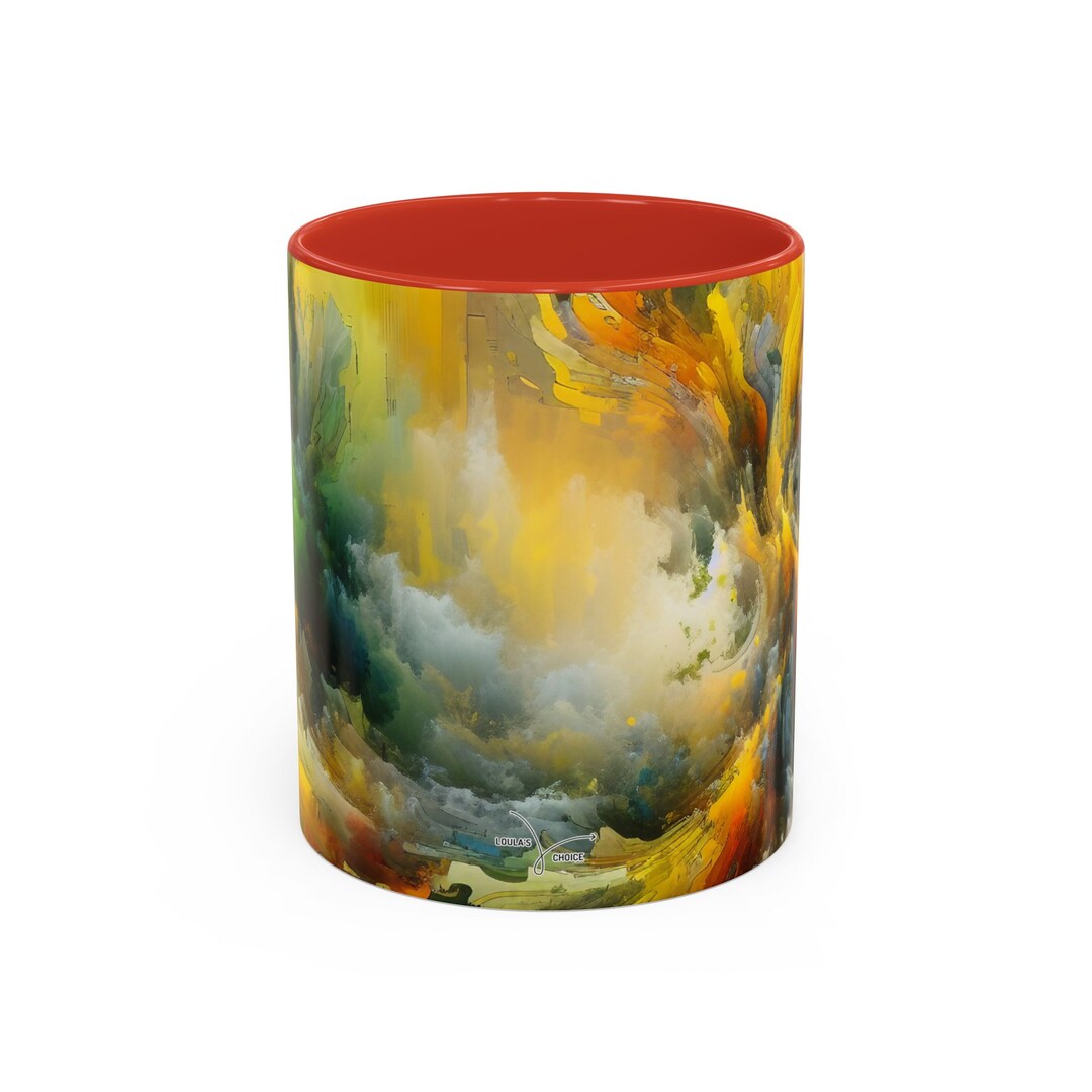 Chromatic Vortex Symphony Mugs - Etsy