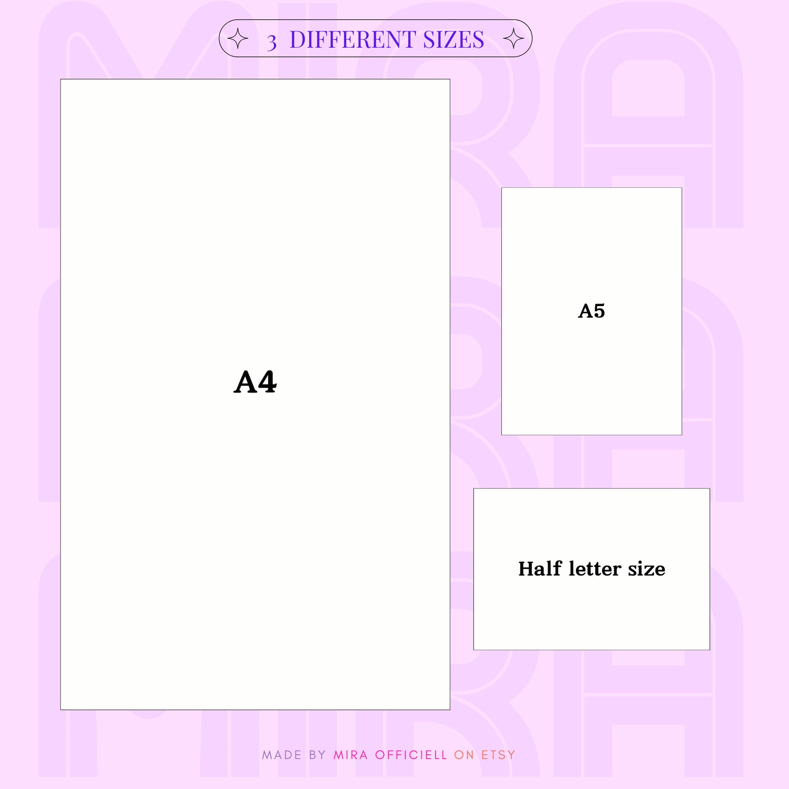 2024 Monthly Calendar, Printable Calendar Template, Portrait, Pastel ...